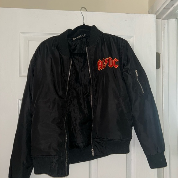 AC/DC | Jackets & Coats | Acdc Black Varsity Bomber Jacket | Poshmark